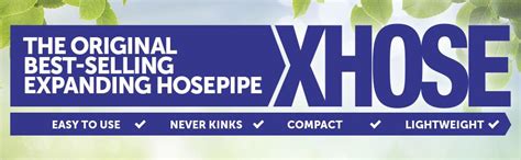 The Official XHose Expanding Garden Hose Pipe with BONUS adaptor, 100ft ...