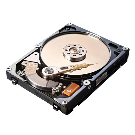 Closeup View Of A Computer Hard Disk Drive Platter And Readwrite Head