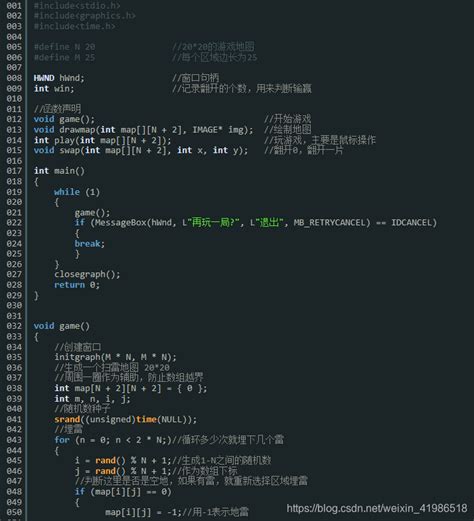 C实现的经典扫雷小游戏，源码奉上！c扫雷小游戏源代码 Csdn博客