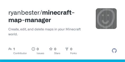 Github Ryanbester Minecraft Map Manager Create Edit And Delete Maps In Your Minecraft World