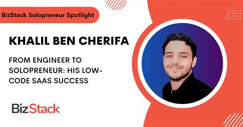 From Engineer To Solopreneur Khalils Low Code Saas Success