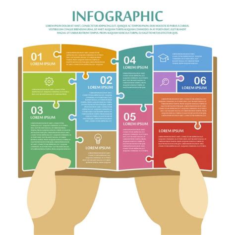 Infographic Vector Concept In Flat Design Style Timeline Template For