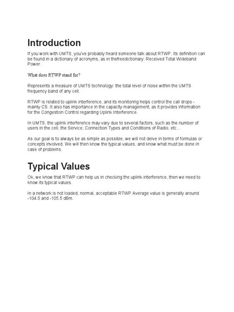 What Does Rtwp Stand For Pdf Data Wireless