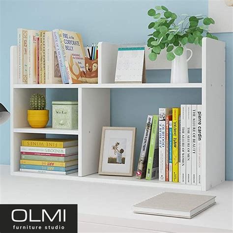 Книжная полка стеллаж для книг органайзер Olmi белый Om2 купить онлайн на Rozetka