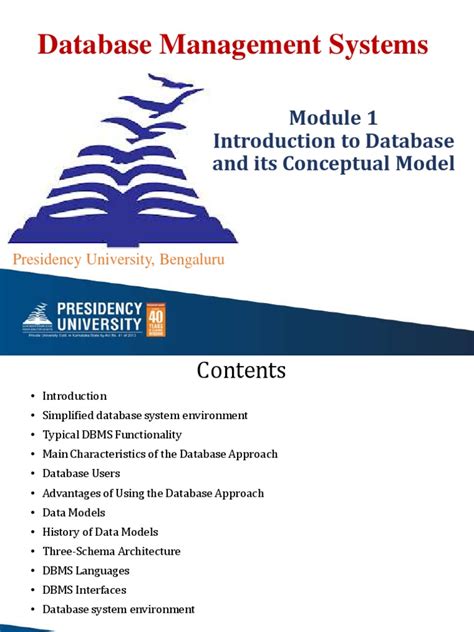 dbms pdf databases relational model