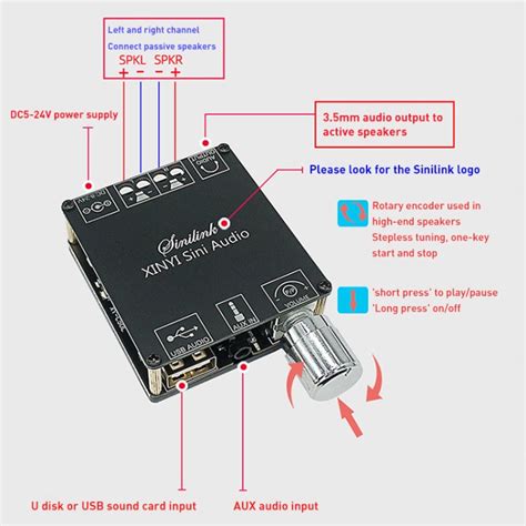 50w Mp3 Stereo Audio Digital Power Amplifier Board Bluetooth Amplifier Module With Shell