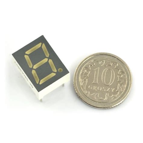 buy eight segment display x1 10mm red common botland robotic shop