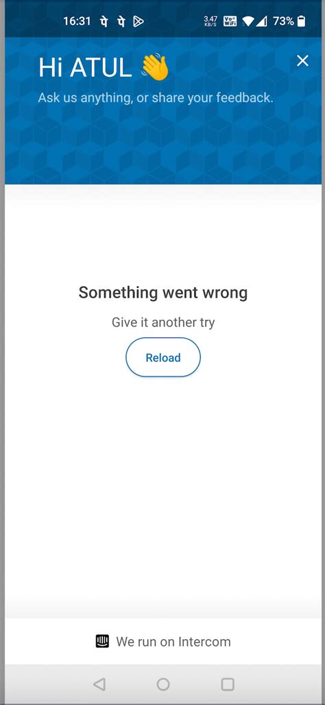 Chat Failed To Load On Mobile App Ios Android Community