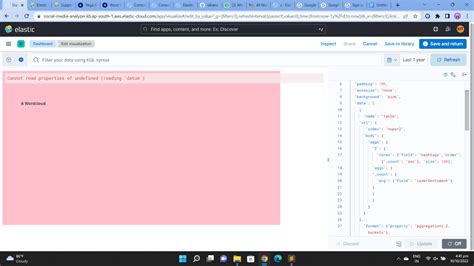not displaying the custom visualization kibana discuss the elastic