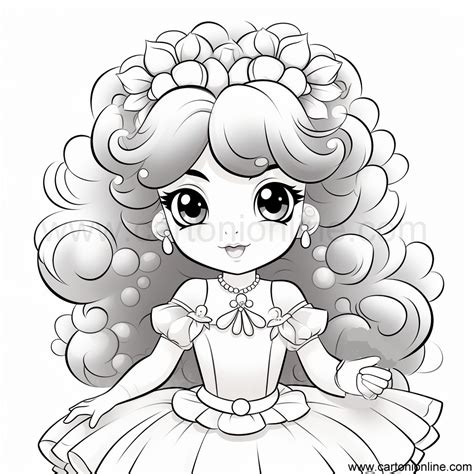 공주의 05세 공주 색칠하기