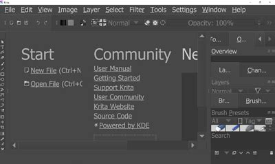 Krita Change Font Planvirt