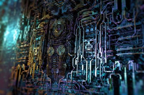 Close Up Of Ai Neural Network Code On A Computer Stock Illustration
