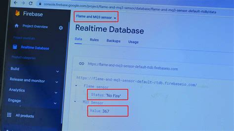 Firebase Project Using Esp8266 Mq3 Sensor And Flame