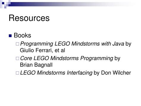 PPT Interfacing The LEGO RCX To The Outside World PowerPoint Presentation ID 1148473