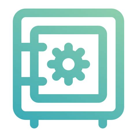 Vault Generic Gradient Outline Icon