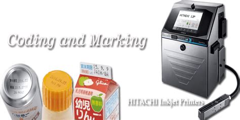 inkjet coding machine inkjet marking mesin exp date hitachi printing