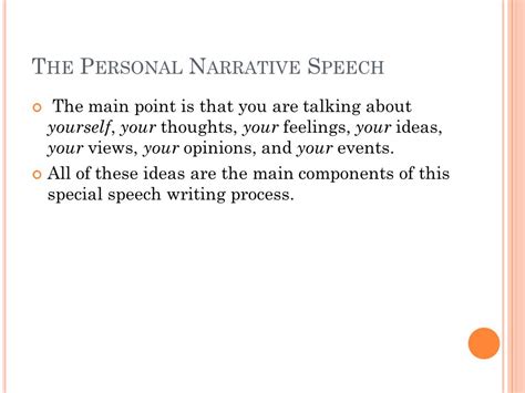Narrative Speech Examples Format Sample Examples 52 Off