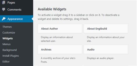 how to add widgets to wordpress template monster help
