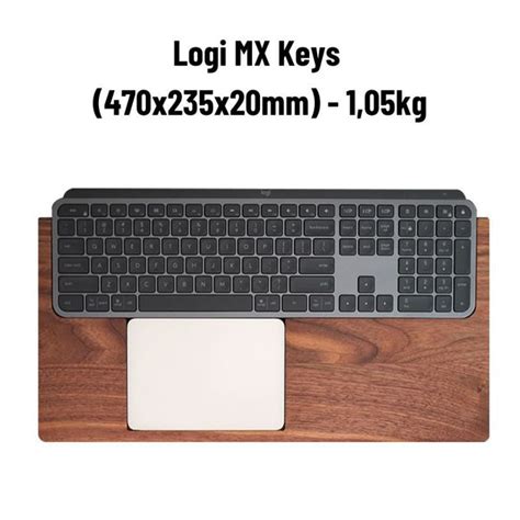 Logitech Mx Keyboard Tray For Magic Trackpad And Palm Rest