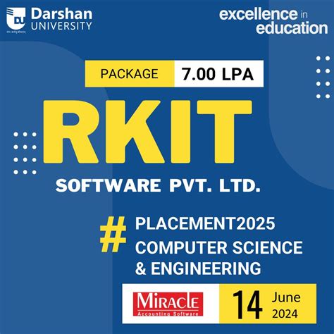 darshan university on linkedin rajkot team computer engineering batch2025 campus placement…