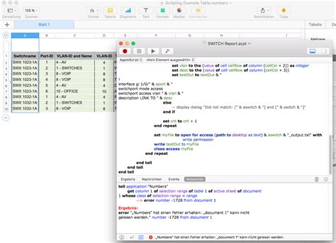 Applescript Extract Values From A Table Apple Community