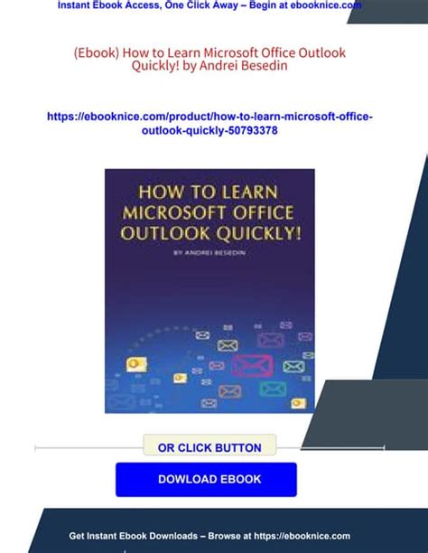 Ebook How To Learn Microsoft Office Outlook Quickly By Andrei