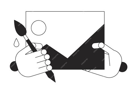 Premium Vector Creating Aigenerated Image Black And White Concept