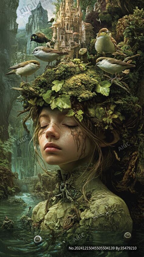 Ai创作图cgi超现实主义 3d奇幻 迷失的奇幻世界 童话世界海报 梦幻森系设计 童话魔幻梦境 沉睡谷传说 Cgi艺术品 仙境梦境幻境 3d魔幻艺术 Cgi艺术 欧美精灵 Cg绘画作品 梦境