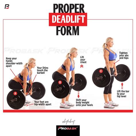 Proper Deadlift Form Deadlift Deadlift Form Barbell Lifts