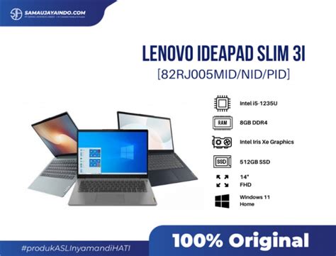 Lenovo IdeaPad Slim 3i I5 1235U 512GB SSD 8GB IRIS XE