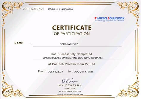 Habinavitha K On Linkedin Machinelearning Masterclass