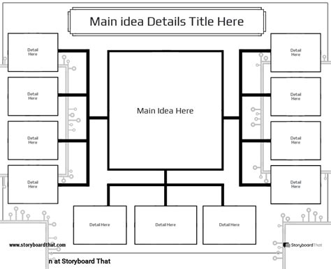 Simple Connected Main Idea And Detail Practice Worksheet
