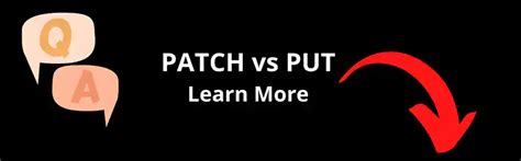 patch vs put in rest api differences between patch and put