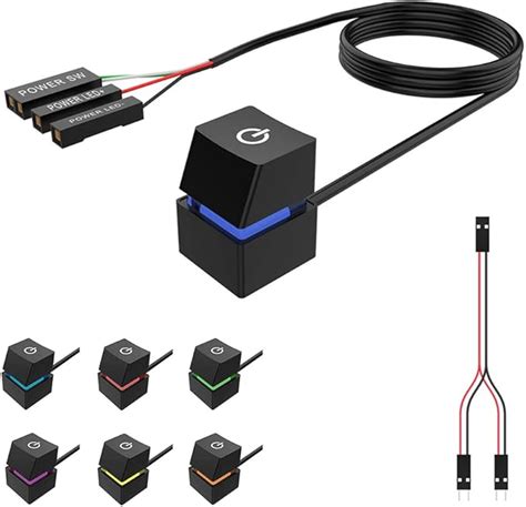 Amazon Co Jp External Power Button For Computer PC External Power Switch Power Button For PC