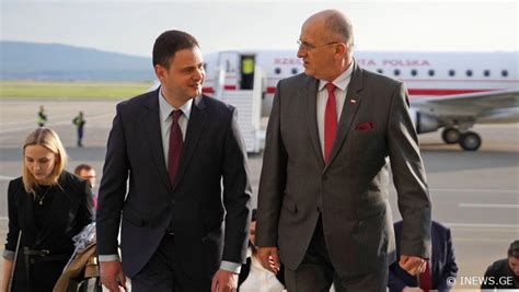 საქართველოს პოლონეთის საგარეო საქმეთა მინისტრი ზბიგნევ რაუ ეწვია Inews