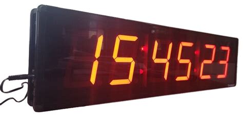 Metal Ethernet Based Digital Clock Color Red At Rs 14 500 Piece In Mumbai Id 6909326