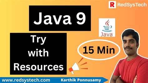 208 Java 9 Try With Resources Exception Handling In Javatry With Resources In Java