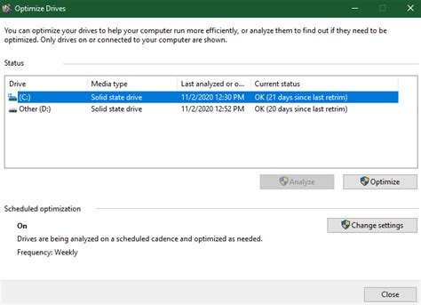 Defragment Optimize Drives Reports Never Run Solved Page 3