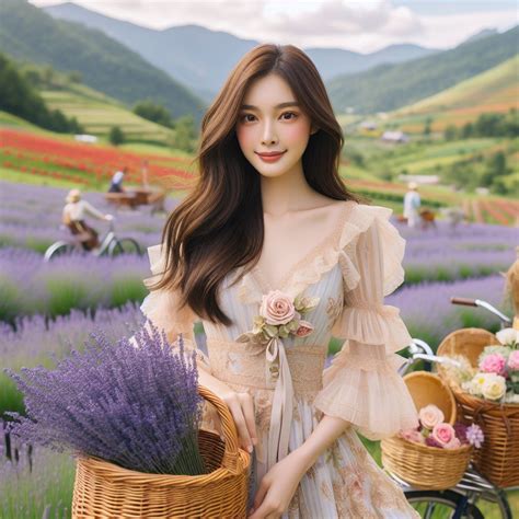 Download Ai Generated Woman Lavender Royalty Free Stock Illustration Image Pixabay