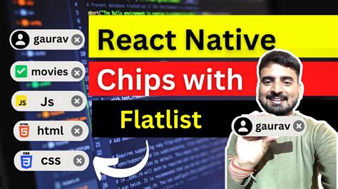 React Native Chip With Flatlist 🔥 In Hindi Engineer Codewala Youtube