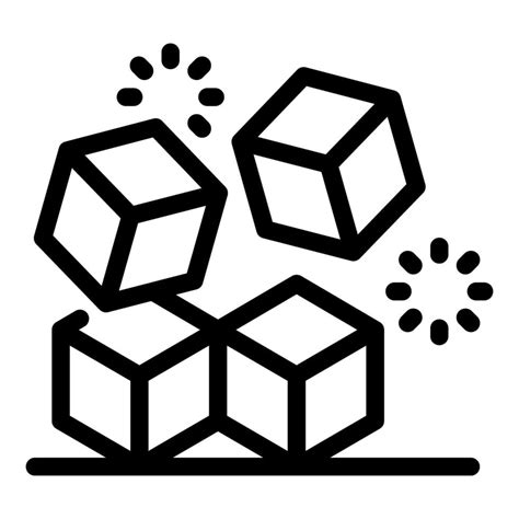 Blockchain Network Showing Cubes Falling Down Vector Art At Vecteezy