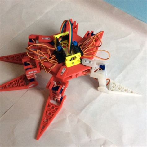 18 DOF High Flotation Hexapod Robot Hackaday Io
