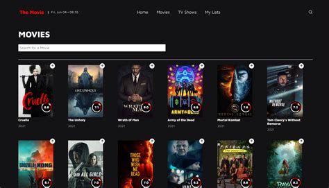 Github Cherrinn Reactjs Movie App A Simple Movie App Made With React Js And Tmdb Api