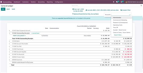6 2 audit reports reporting odoo 16 accounting book