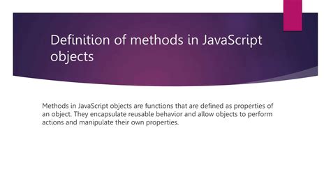 Understanding Objects In Javascriptpptx