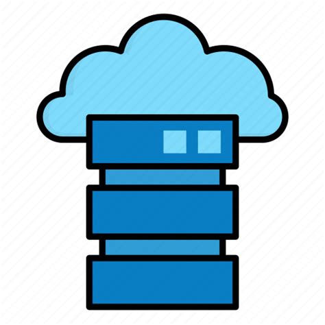 Big Data Cloud Server Cloud Server Database Icon Download On Iconfinder