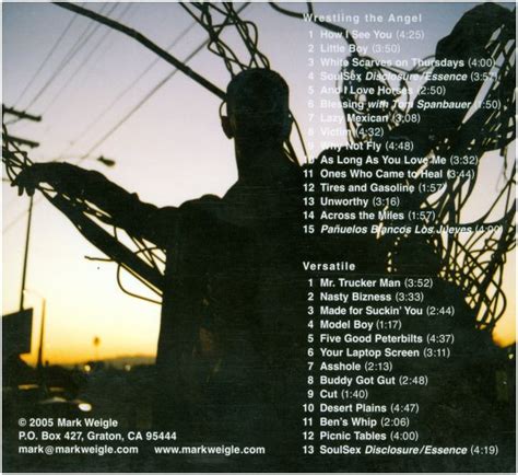 Mark Weigle Tribute Section Page 1