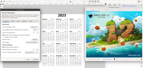 Github Artemtechinkscape Multicalendar Extended Version Of Inkscape