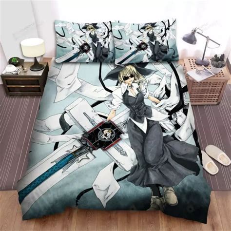 Trigun Female Characters With Weapon Quilt Duvet Cover Set Doona Cover