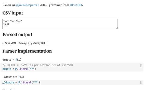 Csv Parser Example Mirek Rusin Observable
